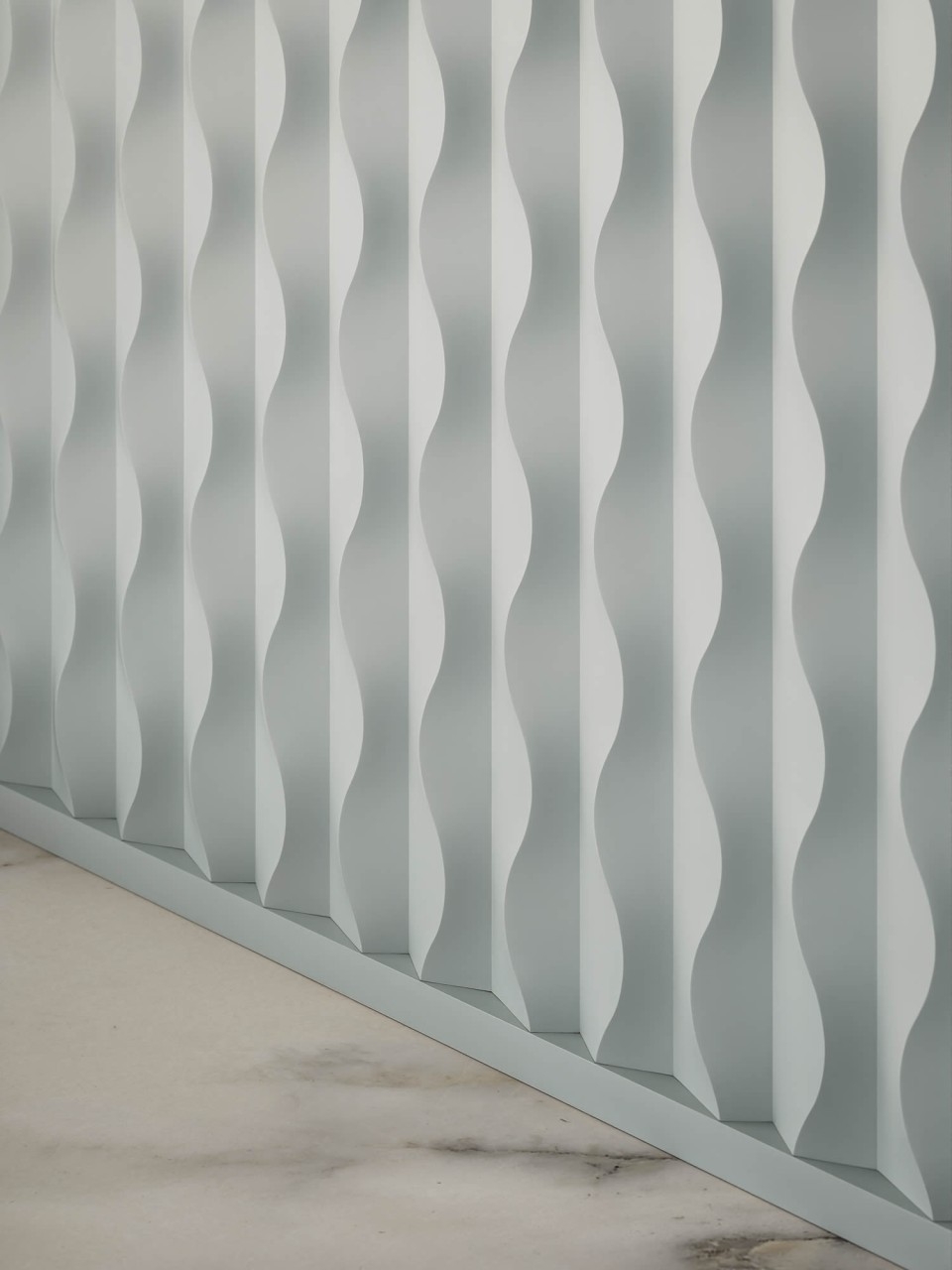 Wall panel 3D wave look W219 ZEA Orac wall element stucco