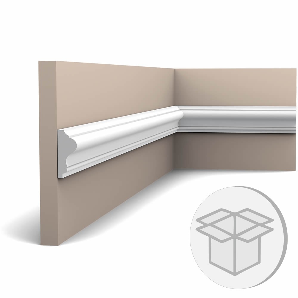 40er Stuckleisten Box P8030F Flexible Wandleiste Orac Decor Stuckleiste